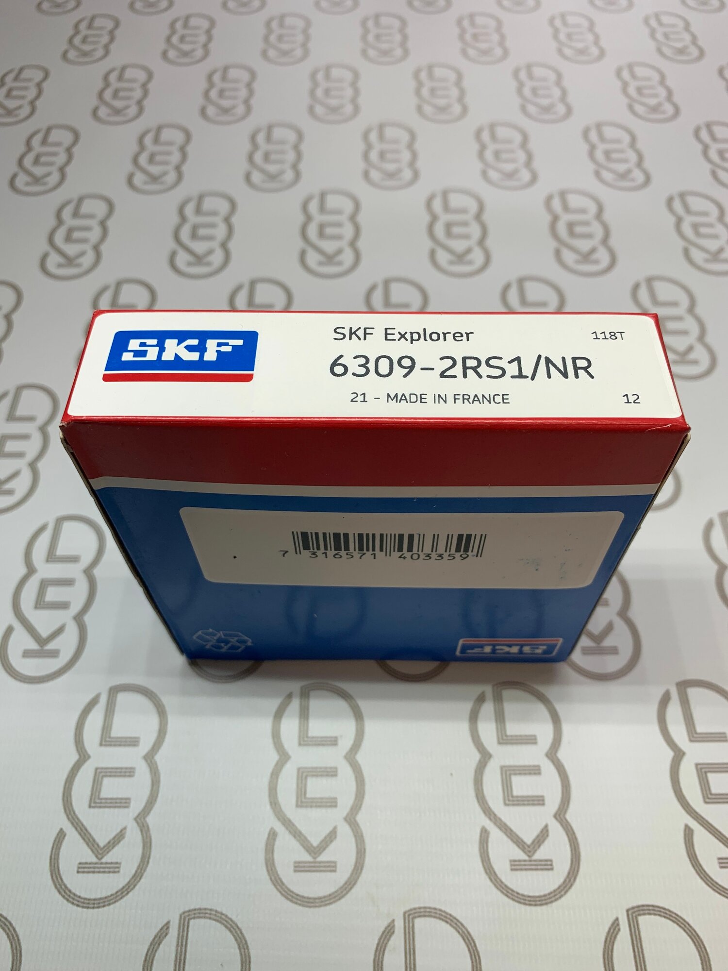 Подшипник SKF 6309 2RS1 NR с проточкой и стопорным кольцом