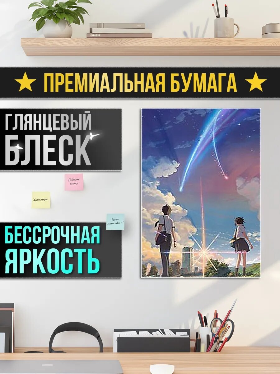 Плакат постер Твоё имя — фото 1