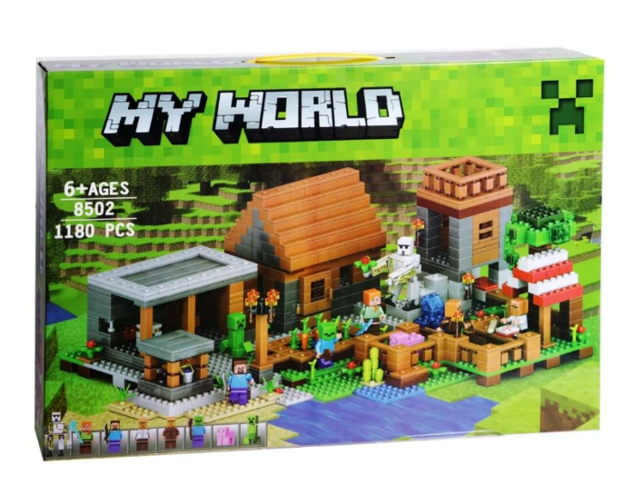 Конструктор My World Minecraft Фермерский домик/ 8502