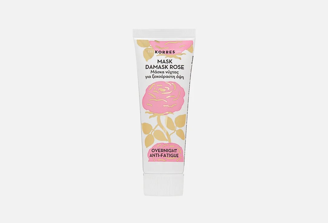 Korres Damask Rose Overnight Anti-Fatigue Mask Ночная маска от следов усталости на лице 18 мл