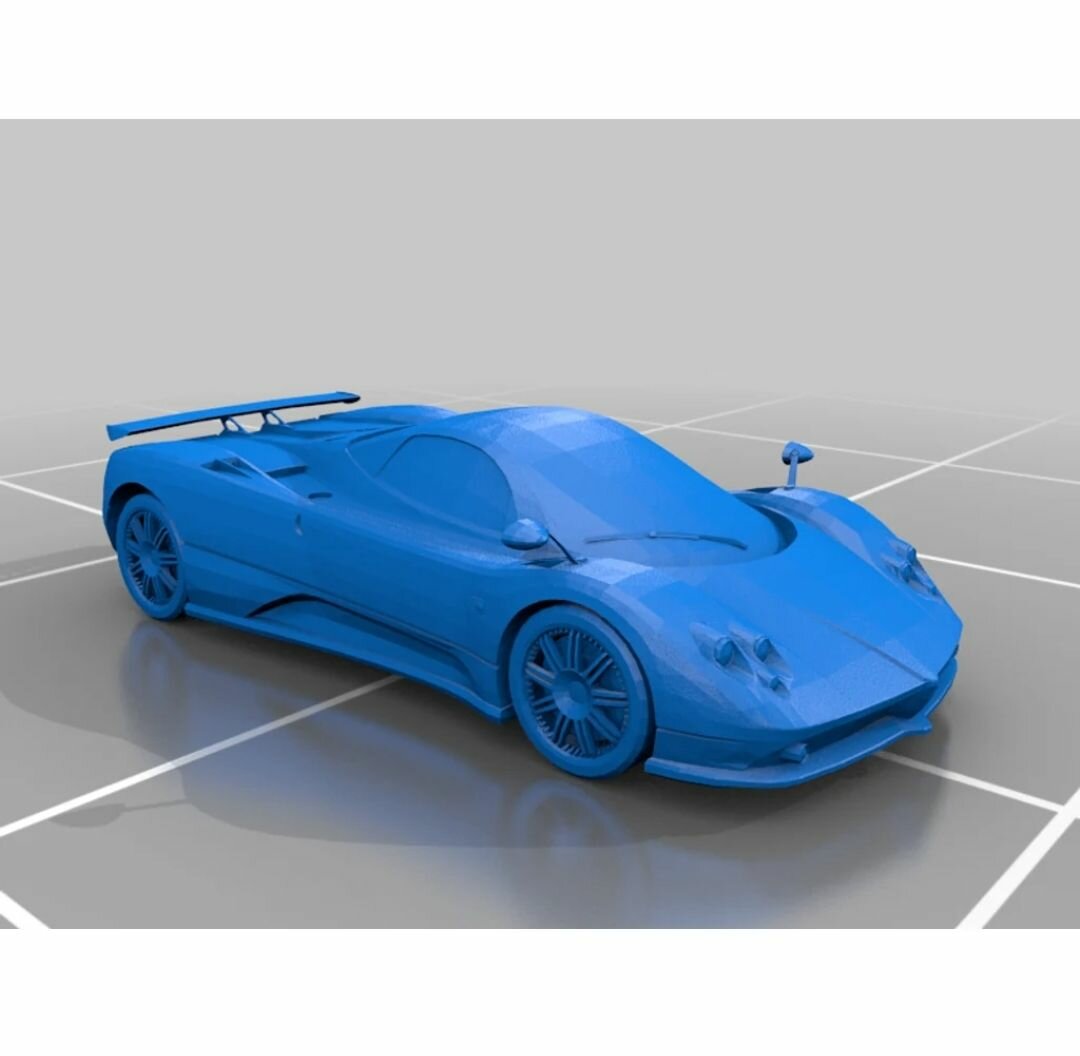 Pagani Zonda F. Масштабная модель 1:72.