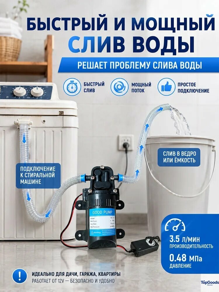 Садовый насос,220Вт,3.5л/мин