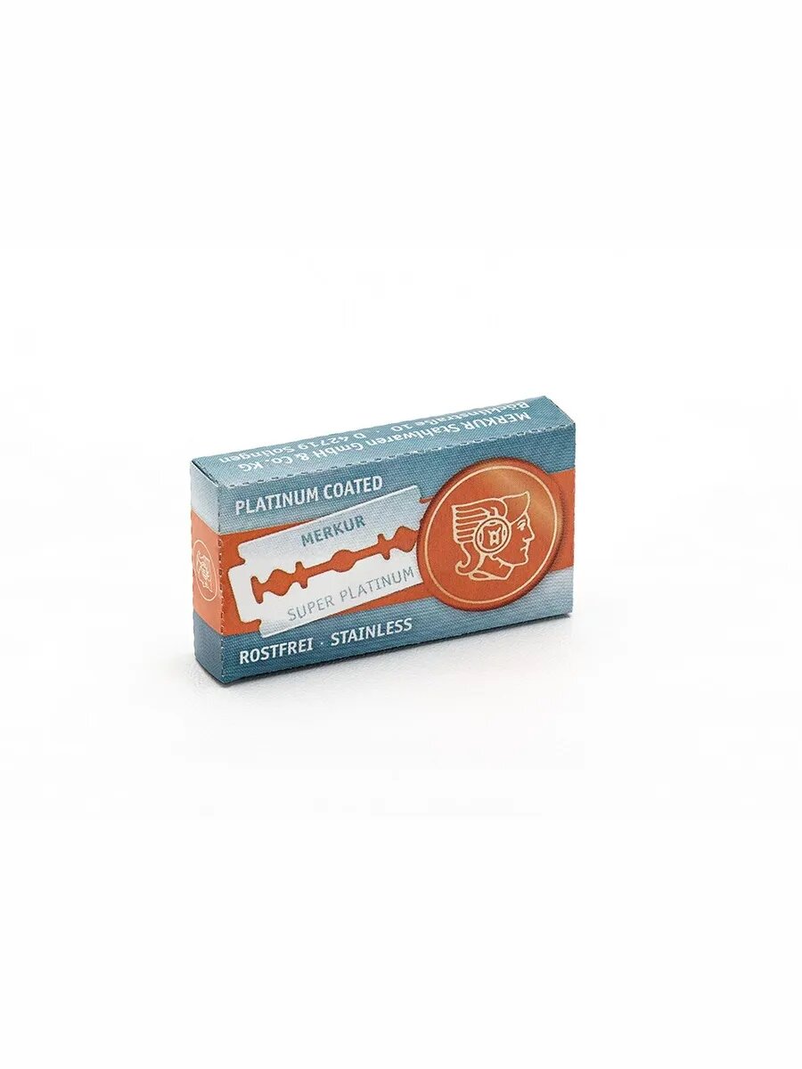 Лезвия для бритья merkur super platinum 10 шт сталь