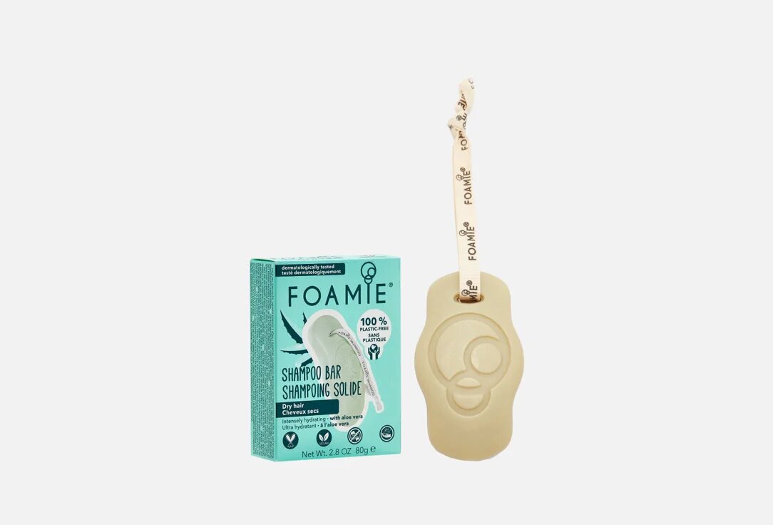 Foamie Aloe You Vera Much Твердый шампунь для сухих волос 80г
