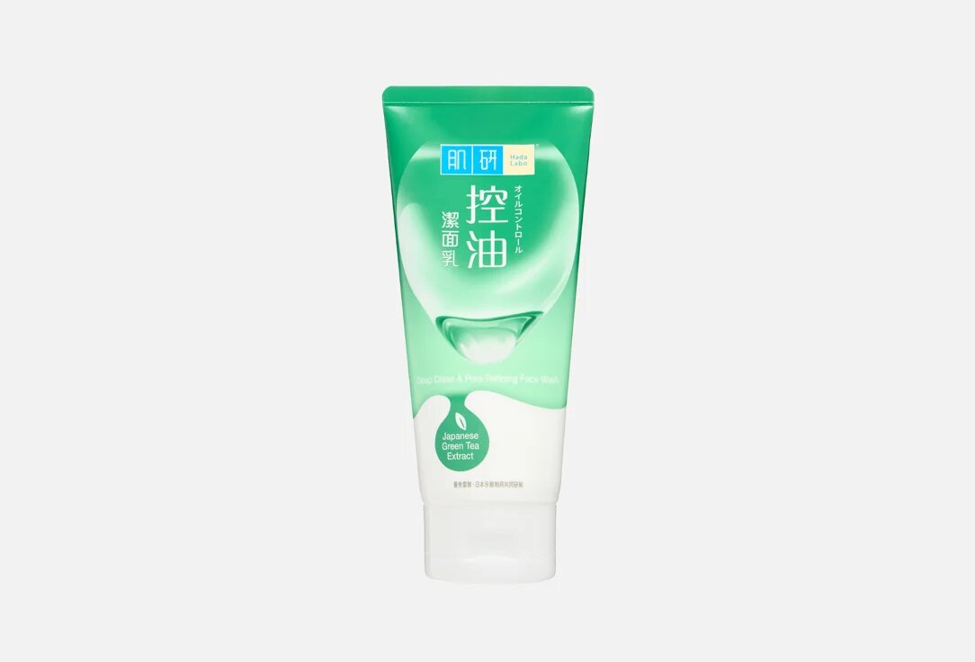 HADA LABO DEEP CLEAN & PORE REFINING FACE WASH Крем-пенка для лица 100г