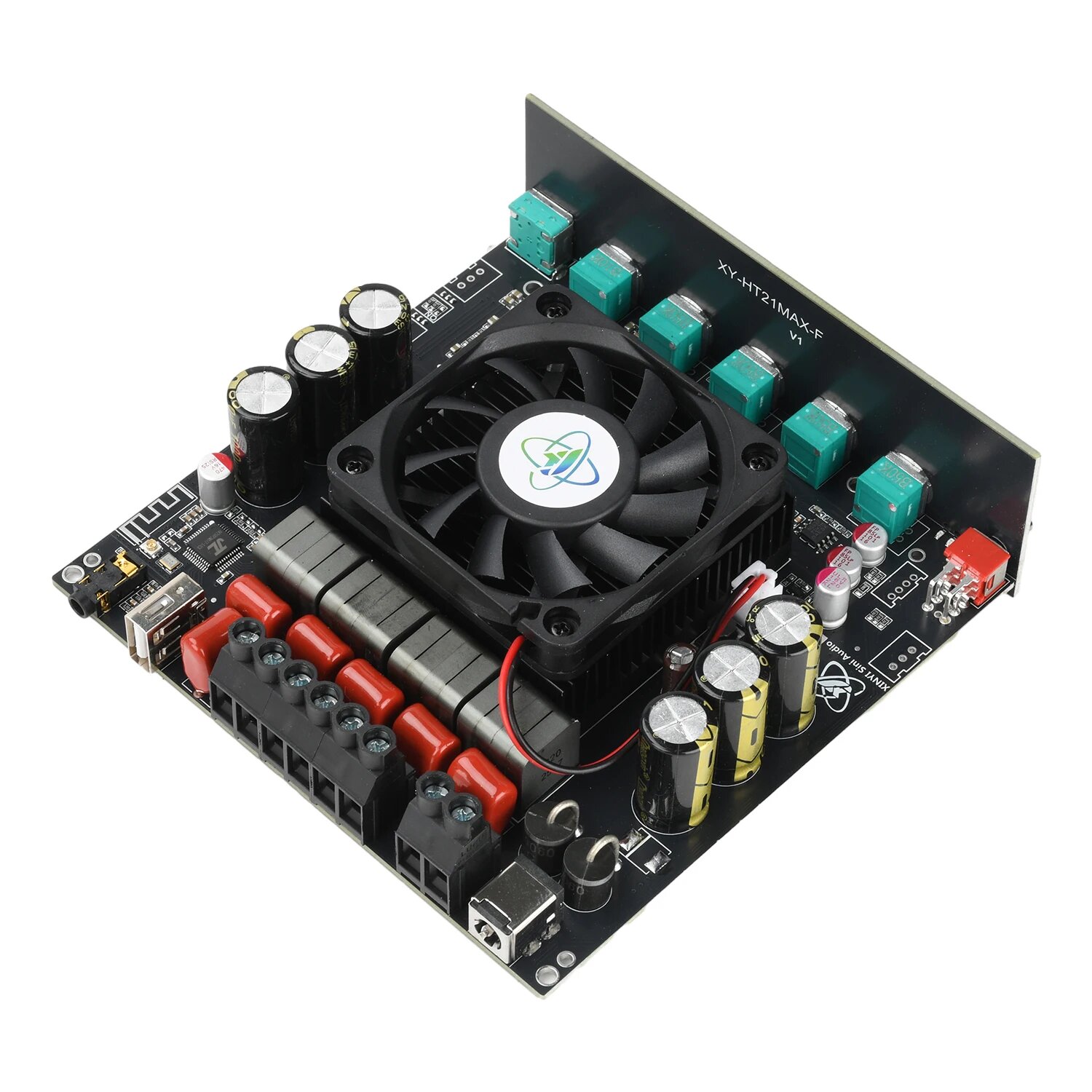 Модуль усилителя сабвуфера XY-HT21MAX Bluetooth 200Вт*2+400Вт B