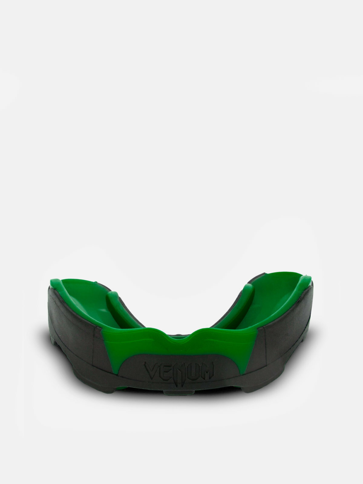Капа боксерская Venum Predator Black/Green, чехол в комплекте