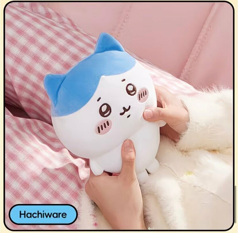 Мягкая игрушка Hachiware Chiikawa 25 см, коллаборация с Miniso, милый персонаж для подарка