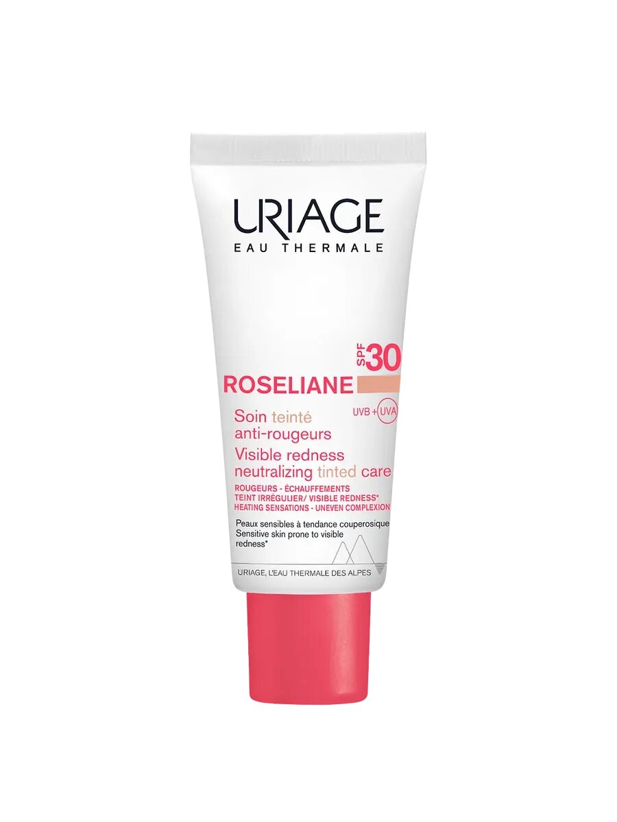 Uriage Roseliane CC Крем против покраснений с тональным эффектом SPF30 40 мл 1 шт