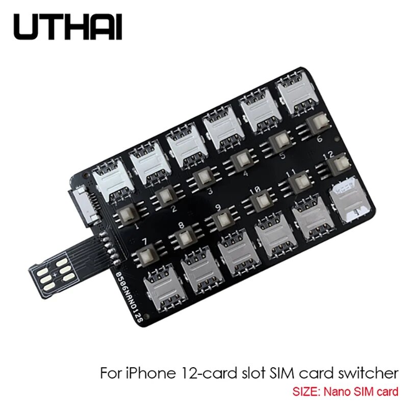 Мультисим-адаптер UTHAI 8 SIM для Android, Mini SIM — фото 1