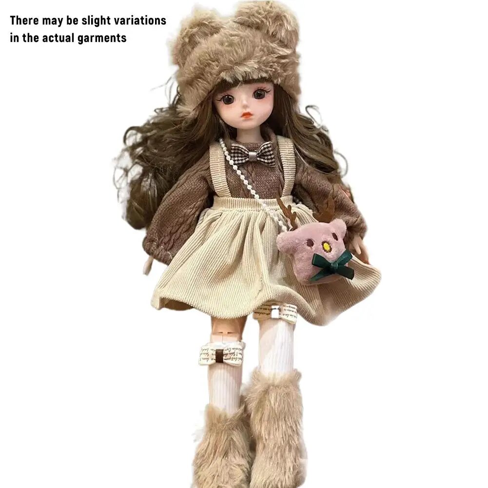 Кукла BJD Forest Style Beauty 30 см Коричневый, Brown