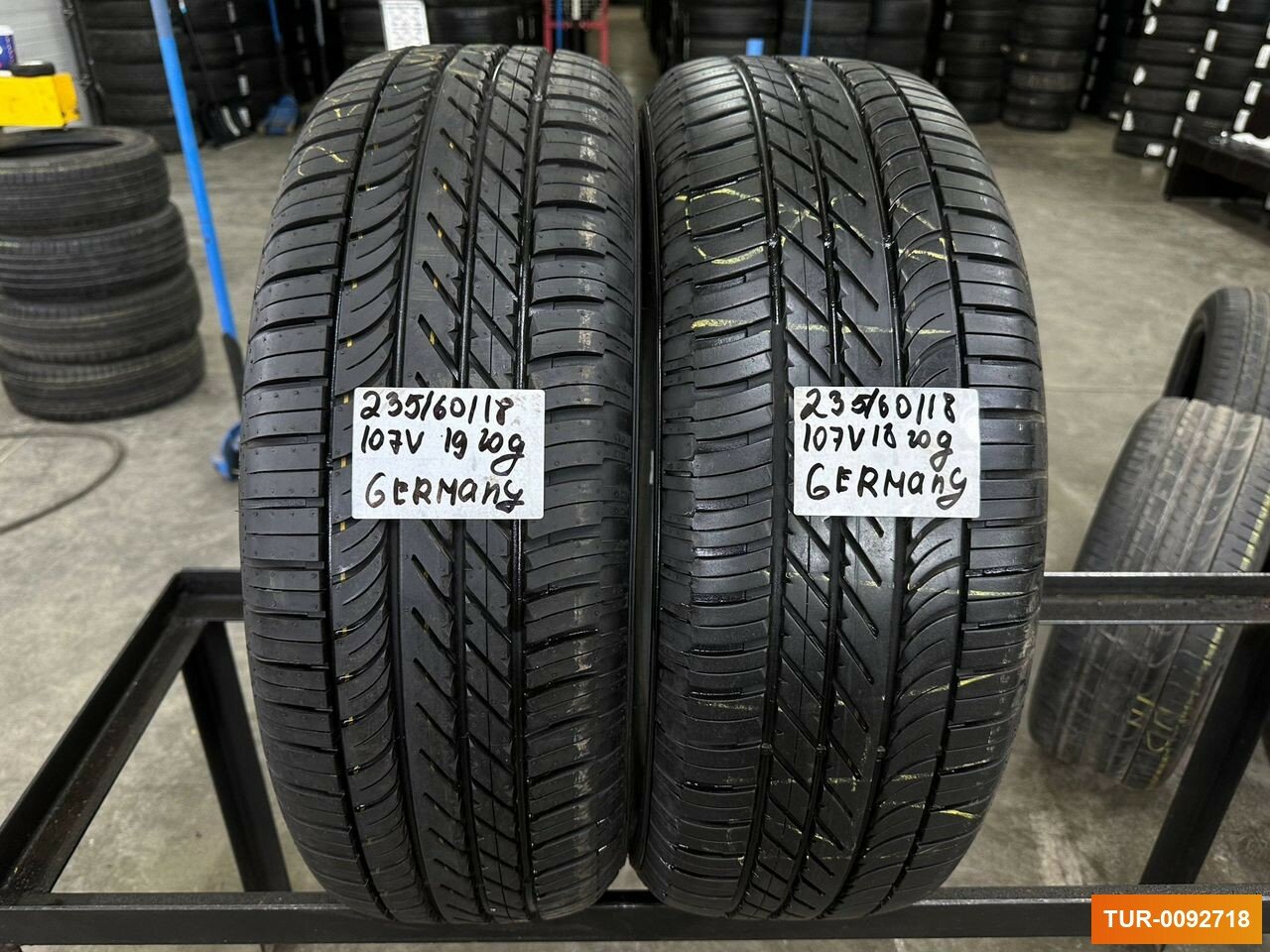 Комплект (2 шт) летних БУ шин Goodyear Eagle F1 Asymmetric AT SUV-4X4 235/60 R18 10% износ 7931978312