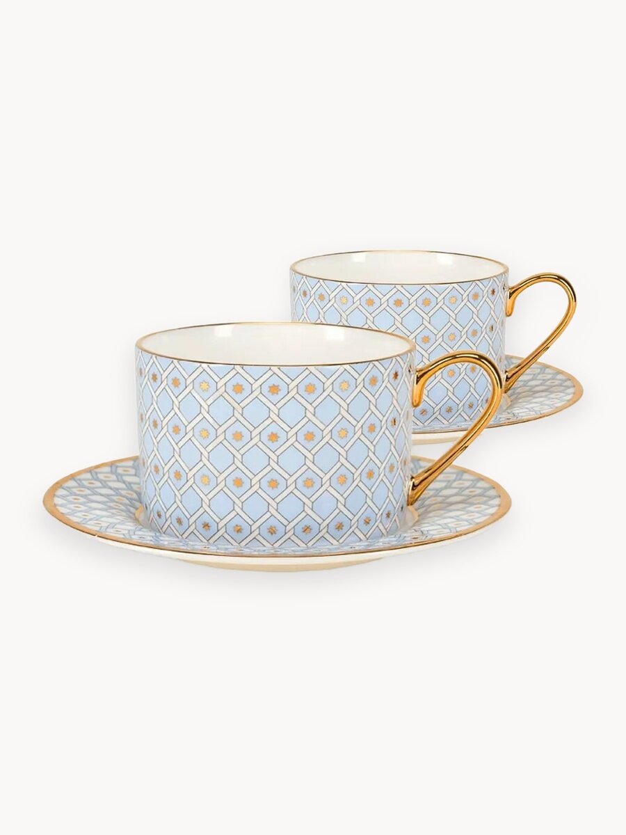 Императорский фарфор Чайная пара "Азур №2", 250 мл, на 2 перс.