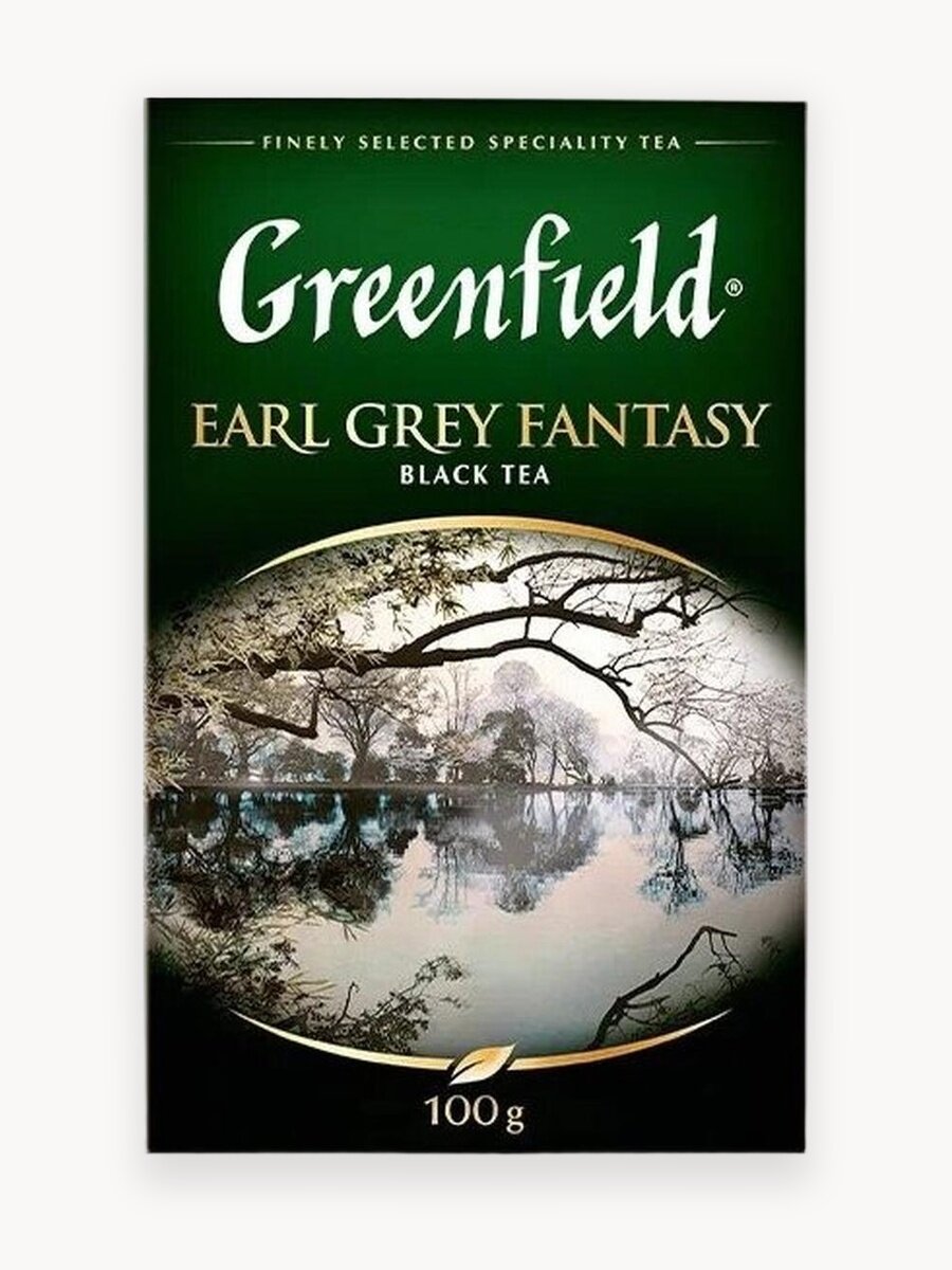 Чай черный Greenfield Earl Grey Fantasy листовой, 100 г