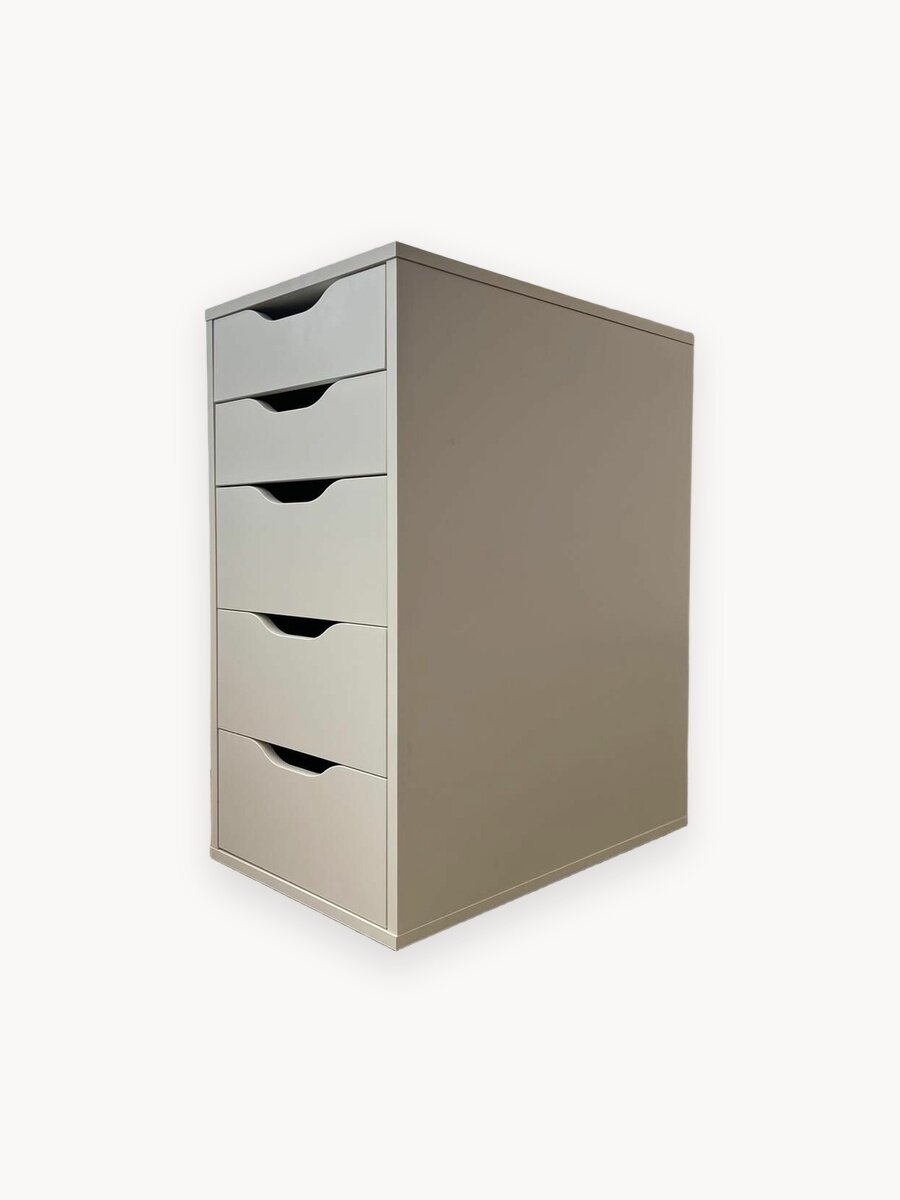 Тумба с ящиками для стола, офисная лекса (LEXA IKEA), 36x58х71 см, белый