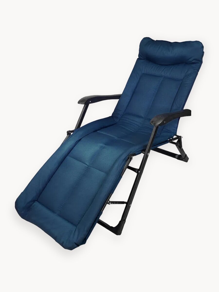 Кресло шезлонг складное для дачи, отдыха, кемпинга