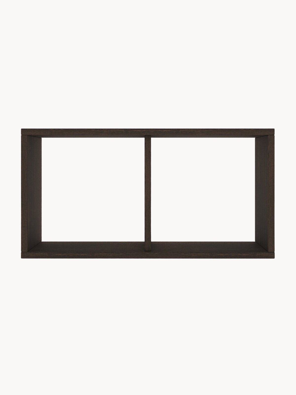 Полка настенная MONOFIX одос, 2 секции, ЛДСП венге для книг, игрушек