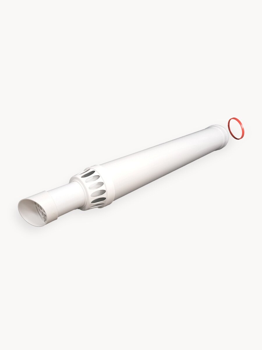 Дымоход "Антилед" с наконечником коаксиальнай Φ60/100mm (Алюминий/сталь) 0,75m