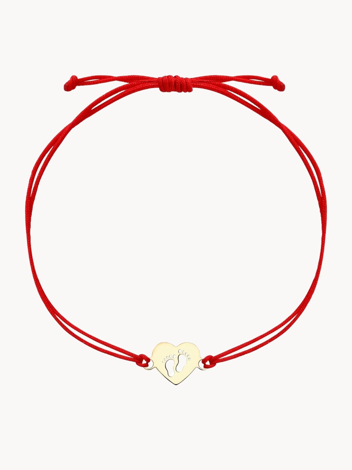 Браслет-нить, красное золото, 585 проба