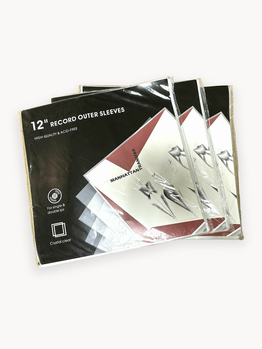 Защитный плотный наружный конверт для виниловых пластинок (50 шт.)/ Аксессуары для винилового проигрывателей.