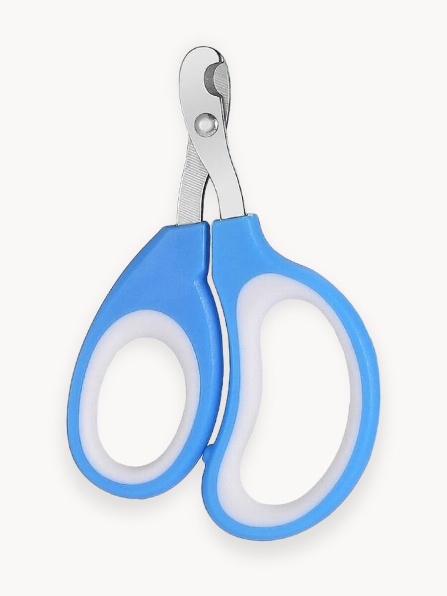 Ножницы - когтерез с ограничителем для стрижки когтей кошек, мелких питомцев, для груминга.