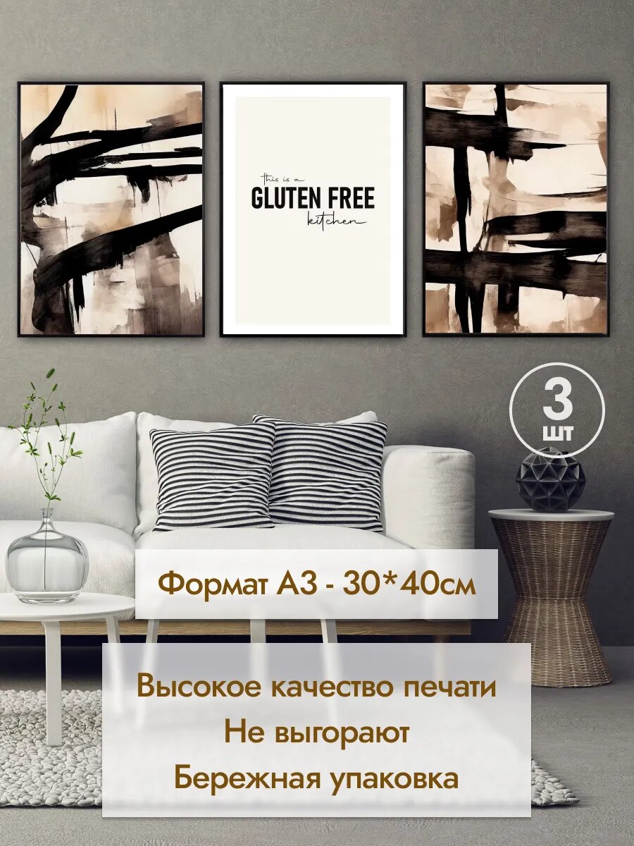 Постеры интерьерные А3 на стену — фото 1