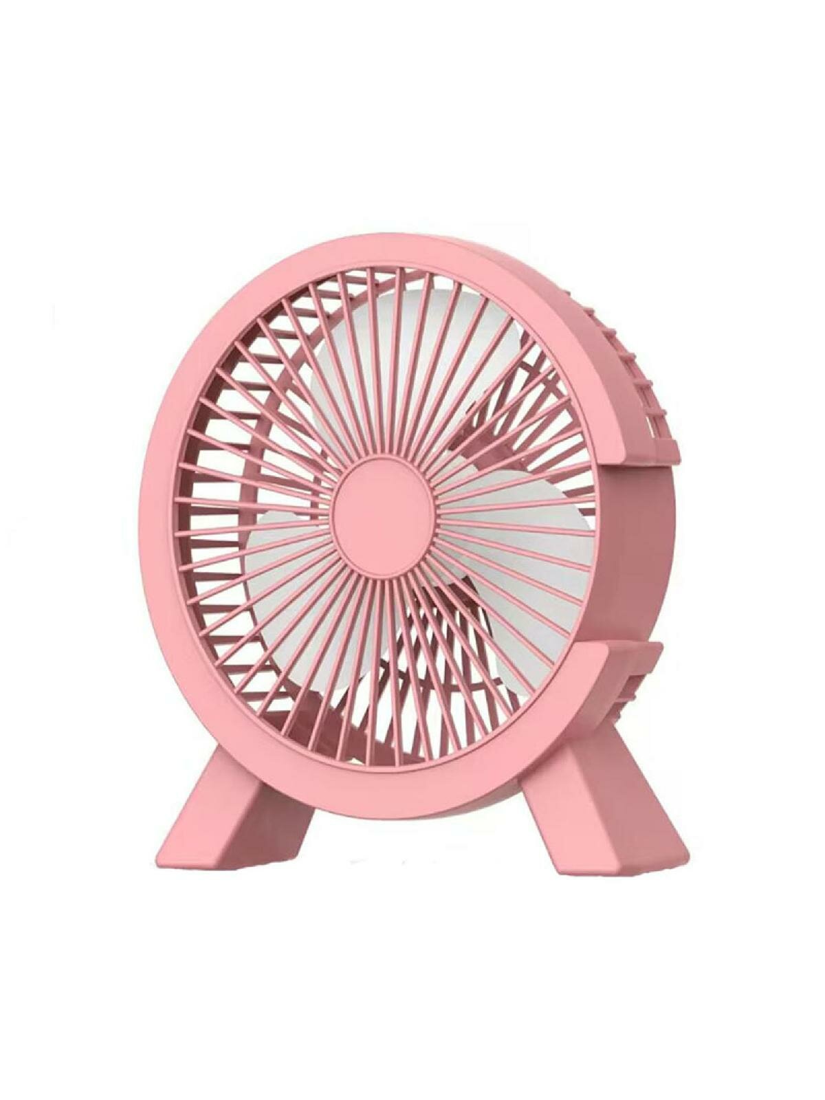 Retro USB Desk Fan Table Fan 1 Speed 4Blades Table Fan for Home Car Outdoor Travel