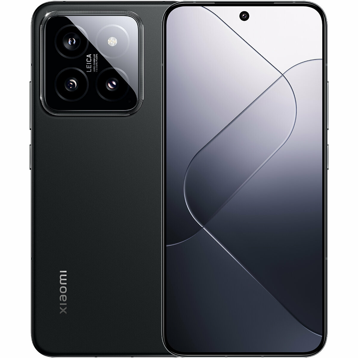 Смартфон Xiaomi 14, Dual nano SIM, 12/512 ГБ, Snapdragon 8 Gen 3, Leica Камера, черный
