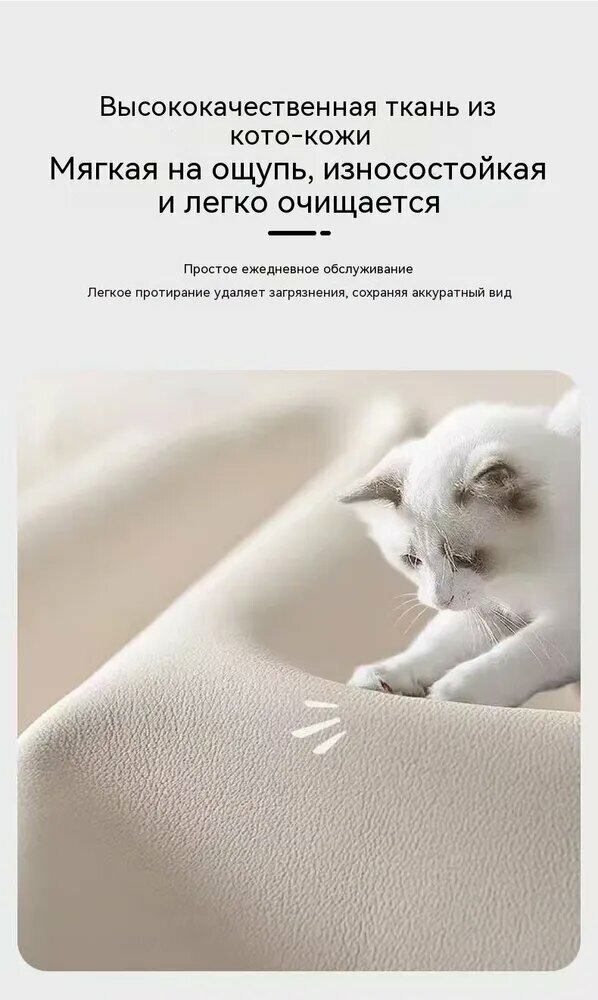 Прочный круглый стул-пуфик из экокожи, чёрный, высота 40 см, диаметр 32 см, для дома и офиса — фото 1