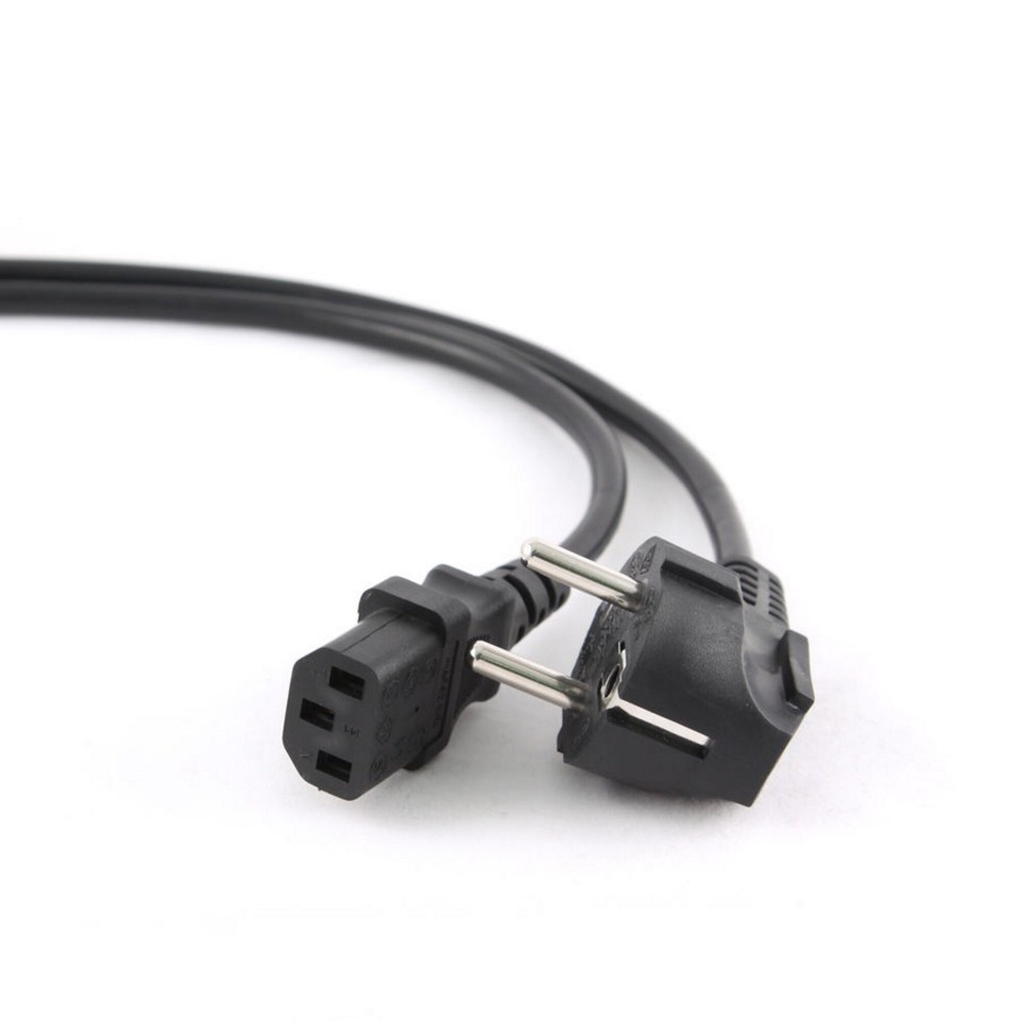 Кабель питания GEMBIRD/CABLEXPERT PC-186 черный (1.8м, Schuko- C13, 6А, с зазем.) (PC-186)