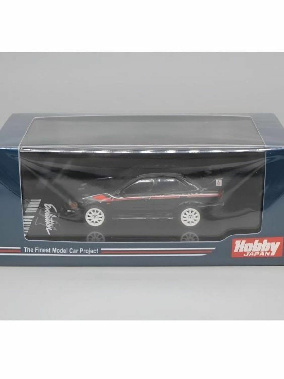 Машинка Hobby Japan 1/64 Mitsubishi Lancer EVO 6th Generation VI Wing God 6 Black Die-cast Alloy Car Model Collection Toy Gift