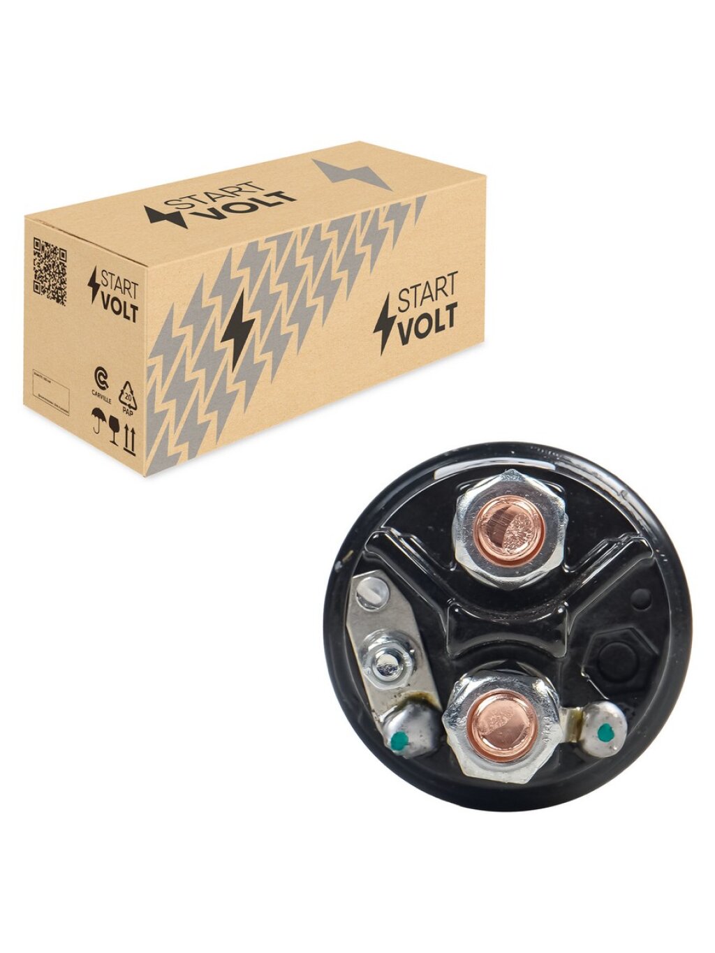 Втягивающее реле для а/м ГАЗон NEXT с дв. ЯМЗ-534/536 "STARTVOLT"