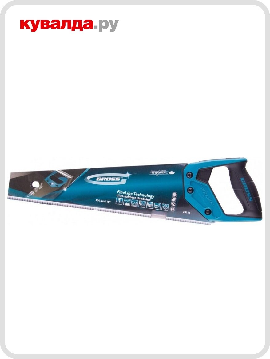Ножовка по дереву GROSS "Piranha" 400 мм 24111