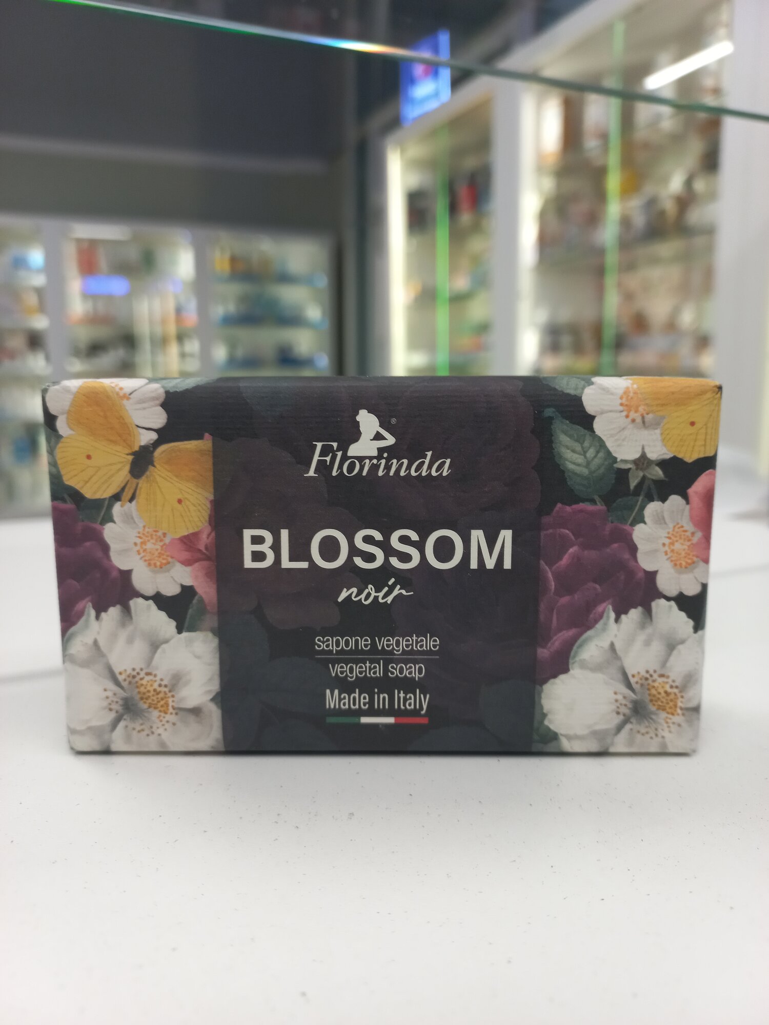 Мыло Florinda "Blossom Noir", Черные цветы для лица, рук и тела 200г