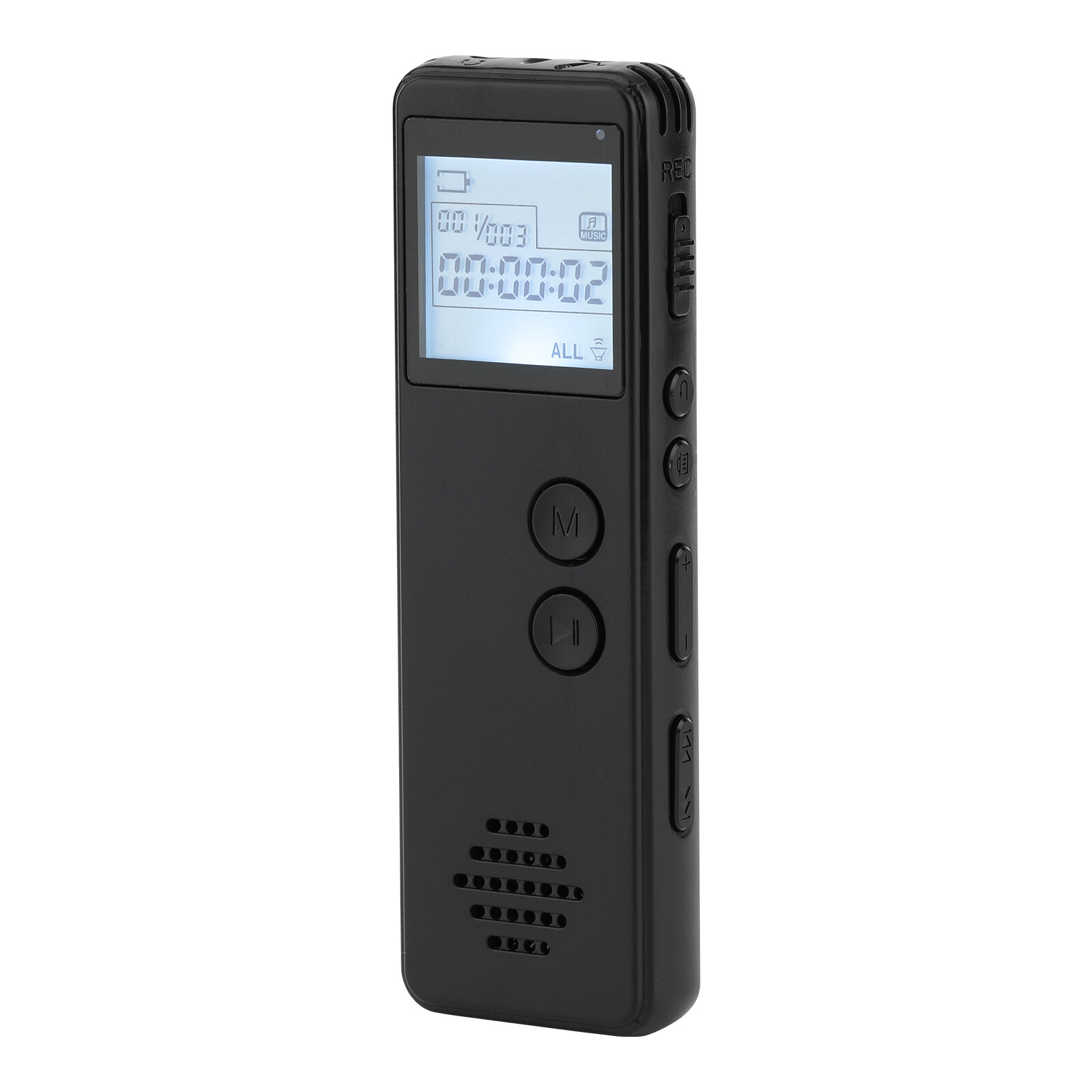 32GB Дигитальный Звукозаписист Звукозависимый Записист Снижение Шума MP3 Плеер HD Запись 10ч Непрерывная Запись для Совещания Лекция Интервью Класс MP3 WAV Запись