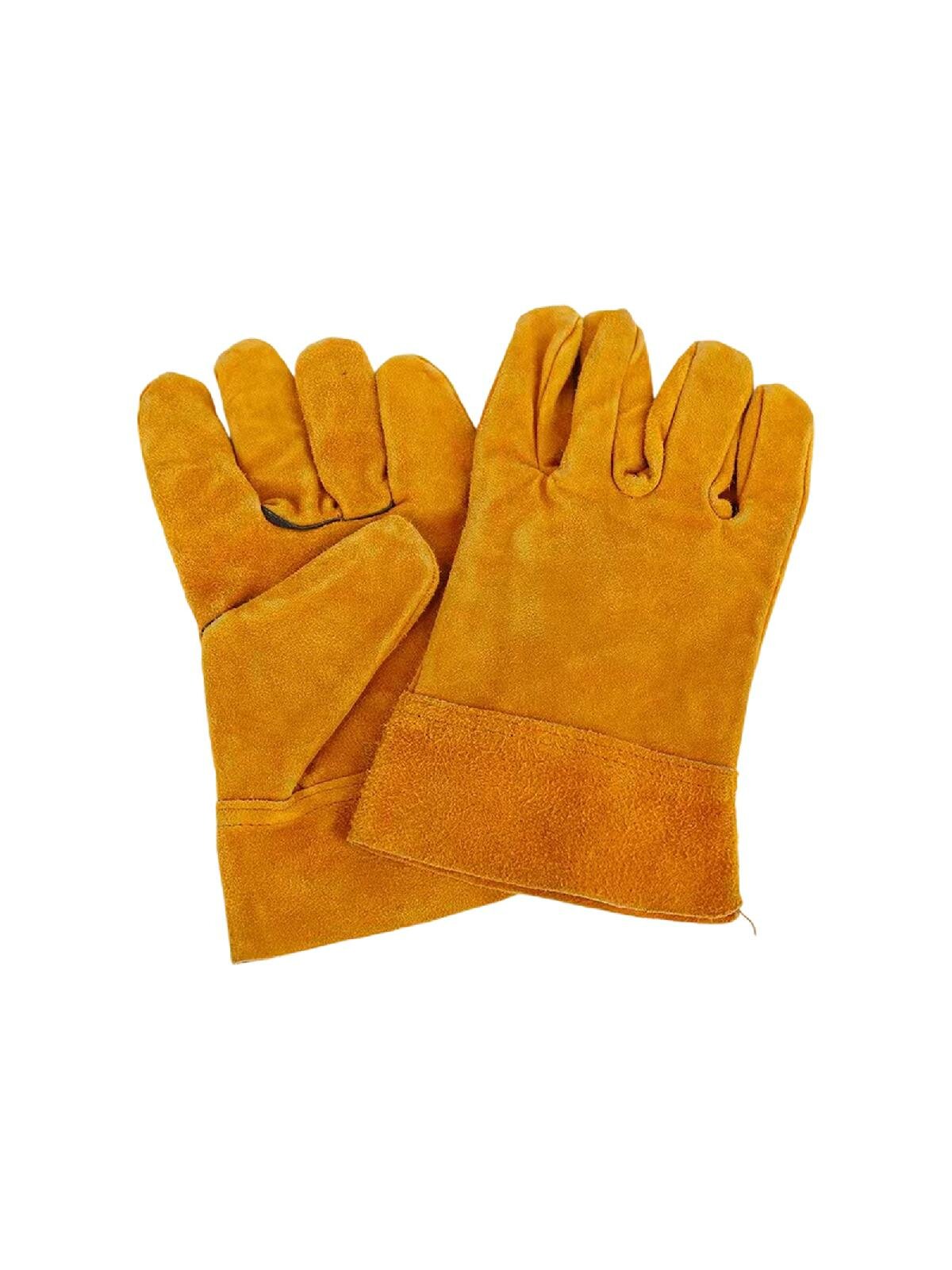 Толстые перчатки для защиты рук от сварочной резки Огнестойкие перчатки