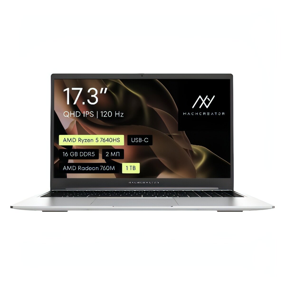 Ноутбук Machcreator Genesis R17/17.3"/Ryzen 5 7640HS/16/1Tb/noOS