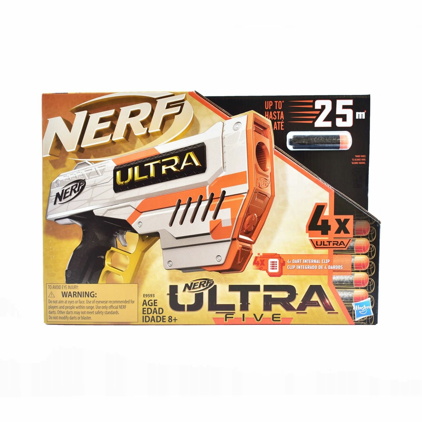 Игрушечное оружие Hasbro Nerf - Бластер ULTRA FIVE + 4 дротика - Нерф E9593