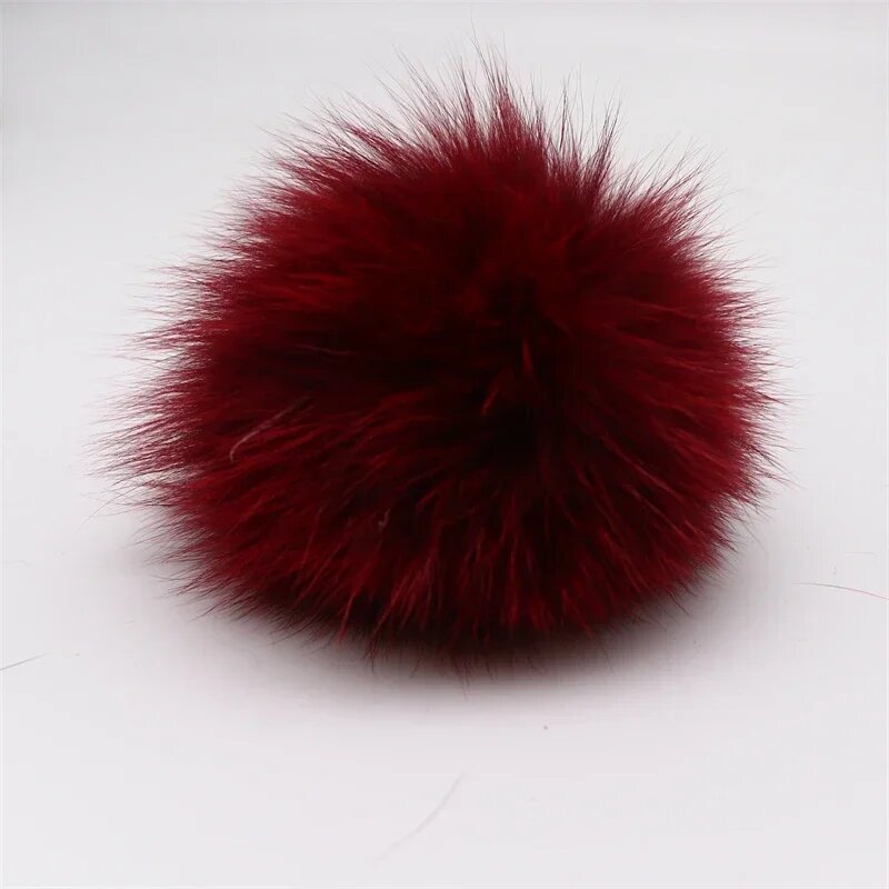 9 см натуральные лисьи помпоны, меховые шарики, большой помпон, «сделай сам», брелок ручной работы, Детская шляпа, искусственная кожа, одежда, ювелирные изделия, ремесла