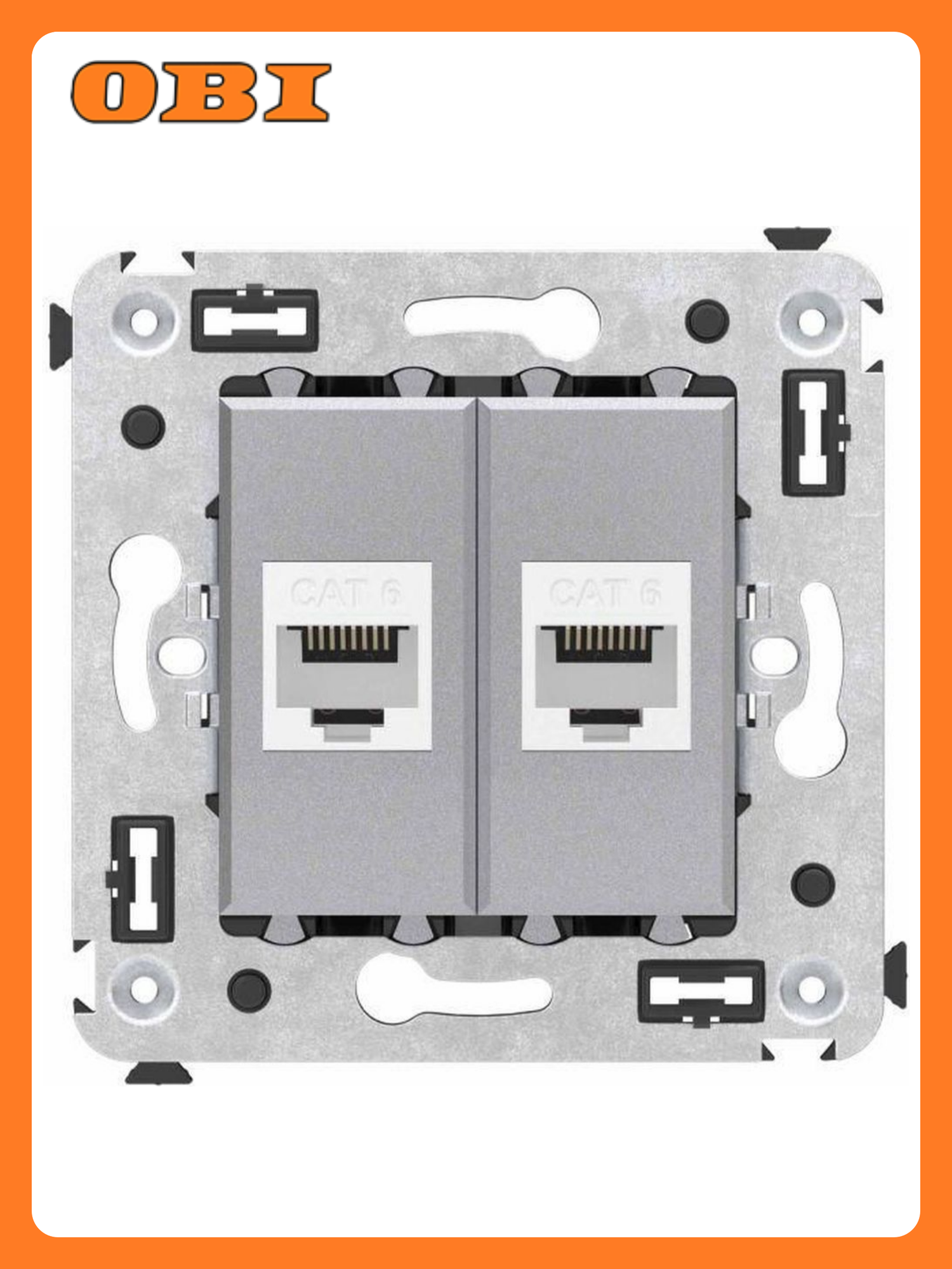 Розетка комп. dkc avanti черн. мат 4412614