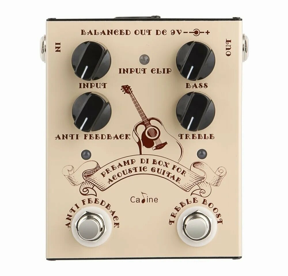 Педаль эффектов для акустической гитары Caline CP-40 DI Box