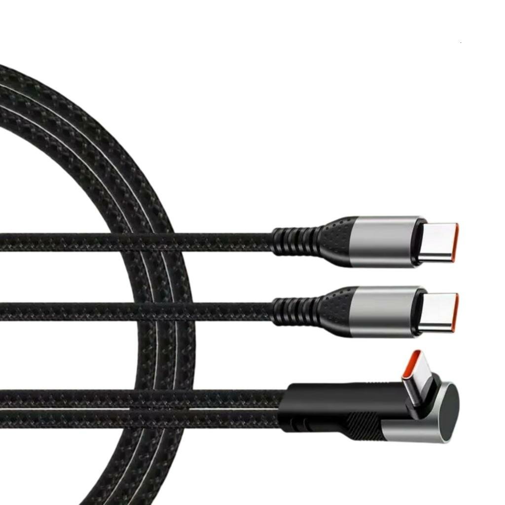 Кабель для быстрой зарядки "Один в двух" для передачи данных универсальный кабель для зарядки "два в одном" 66 Вт 1,2 М