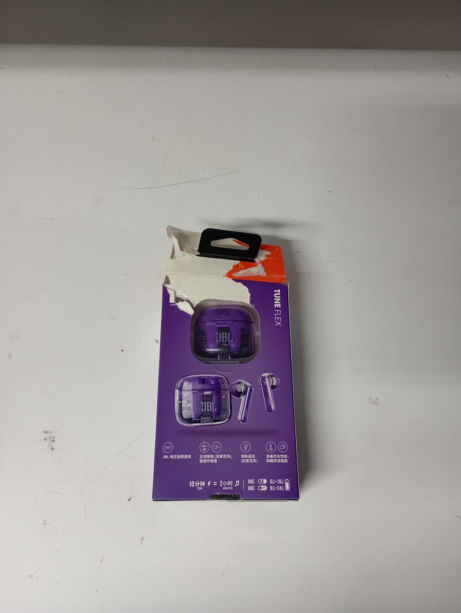 Беспроводные наушники JBL Tune Flex, Purple Ghost