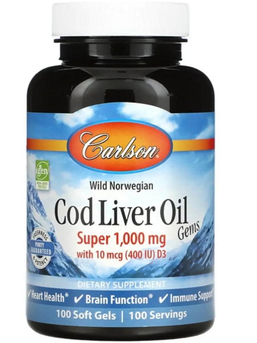 Cod liver oil carlson