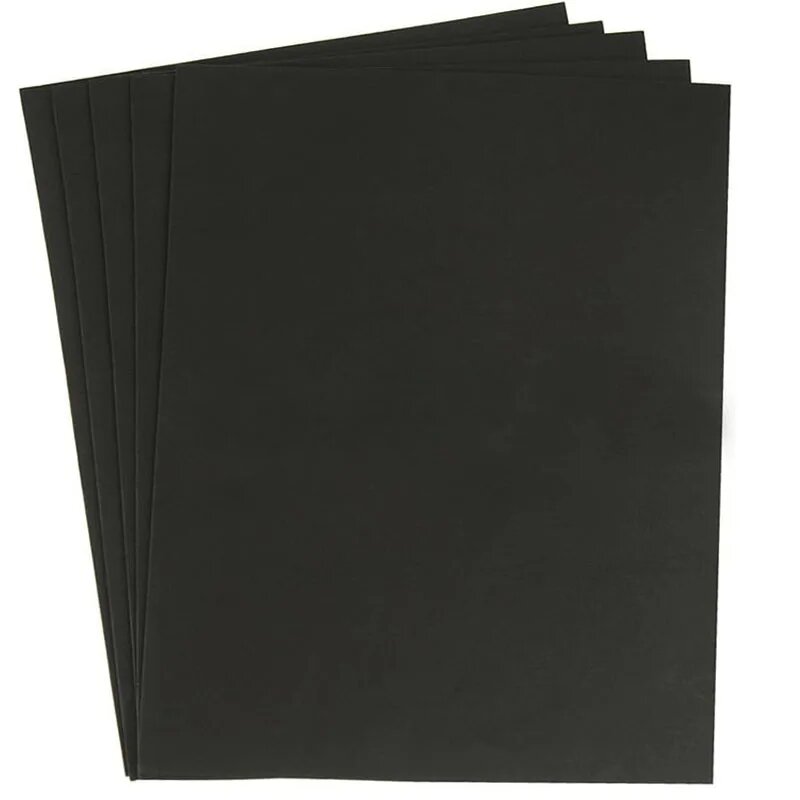 Набор цветной пенопластовой бумаги EVA для творчества Черный, A5 Black 10pcs