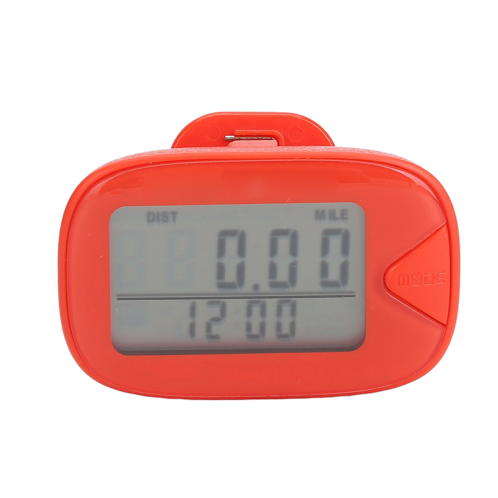 Шагомер для ходьбы с большим цифровым дисплеем, многофункциональный, легкий, точный, с памятью, счетчик шагов для мужчин и женщин, красный