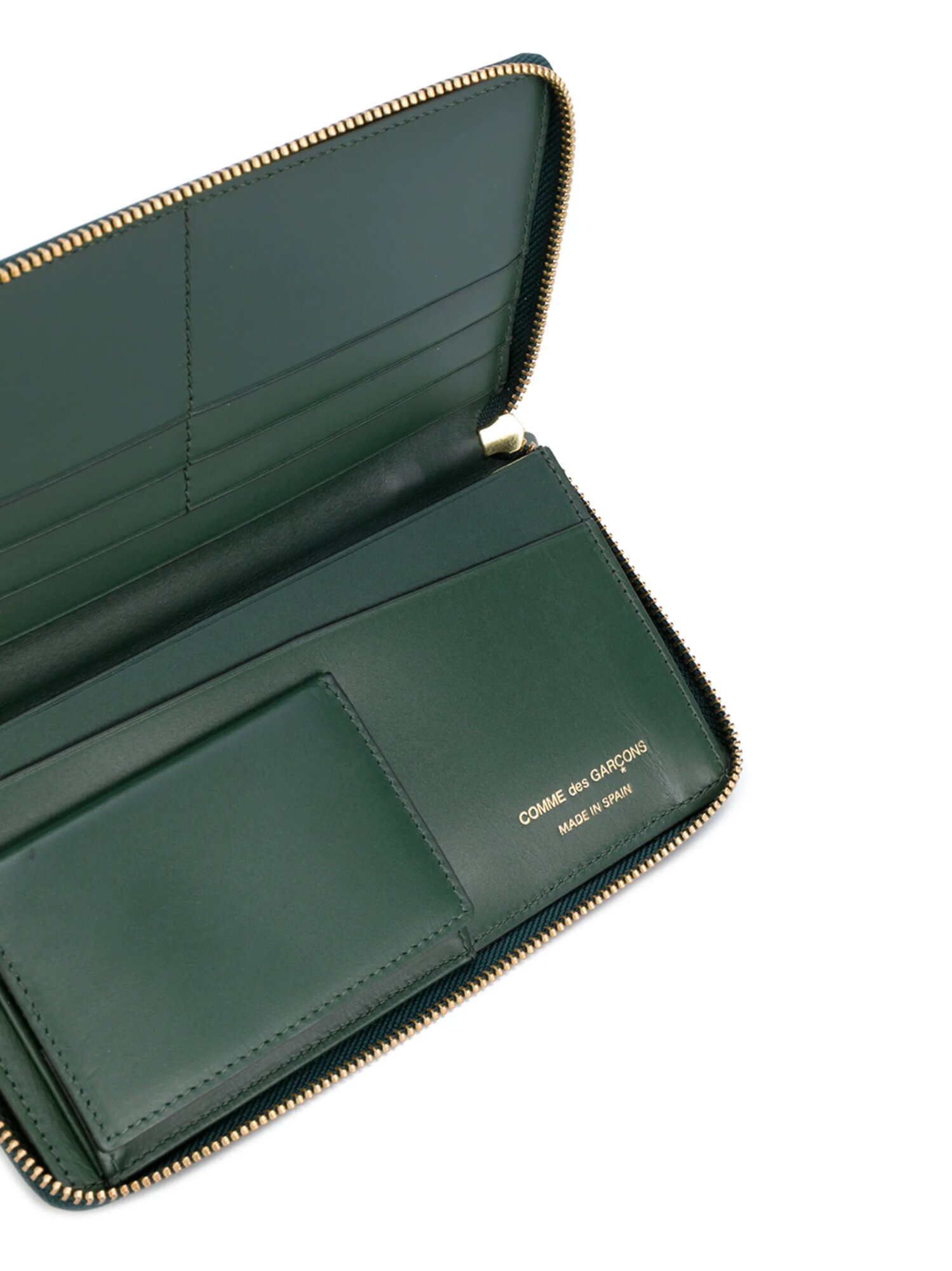 Кошелек Comme des Garcons Wallet, зеленый, — фото 1