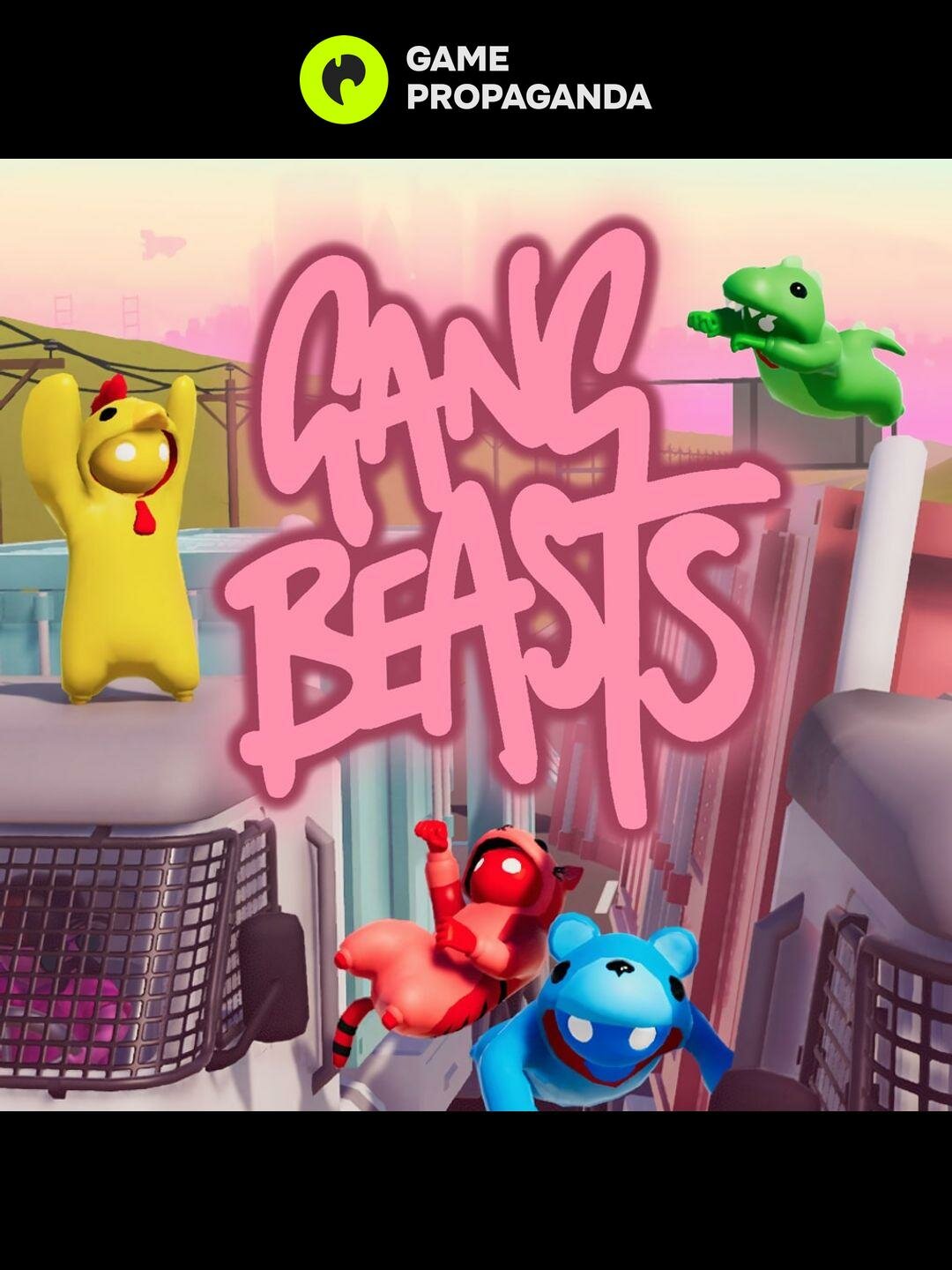 Игра Gang Beasts PS4 + 51 TRY на баланс PSN. Турция. Цифровая версия