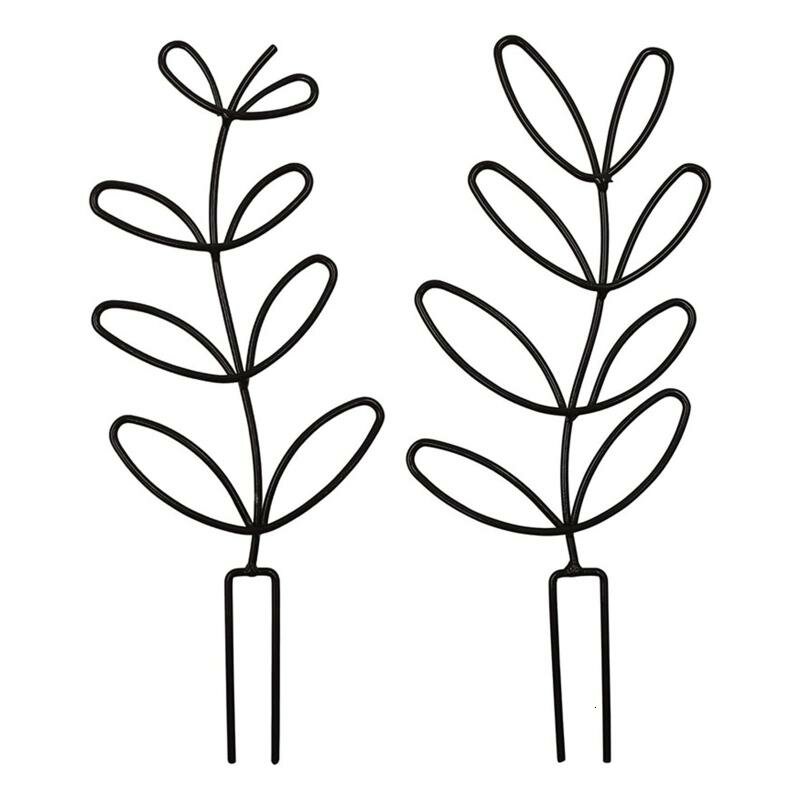 Опоры для вьющихся растений 2 шт, Черный