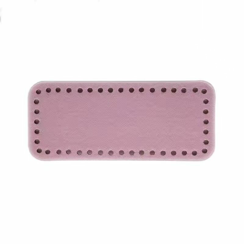 Донышко для сумки с ножками Белое дно для сумки из кожзама 8*18 см Основа для клатча и косметички